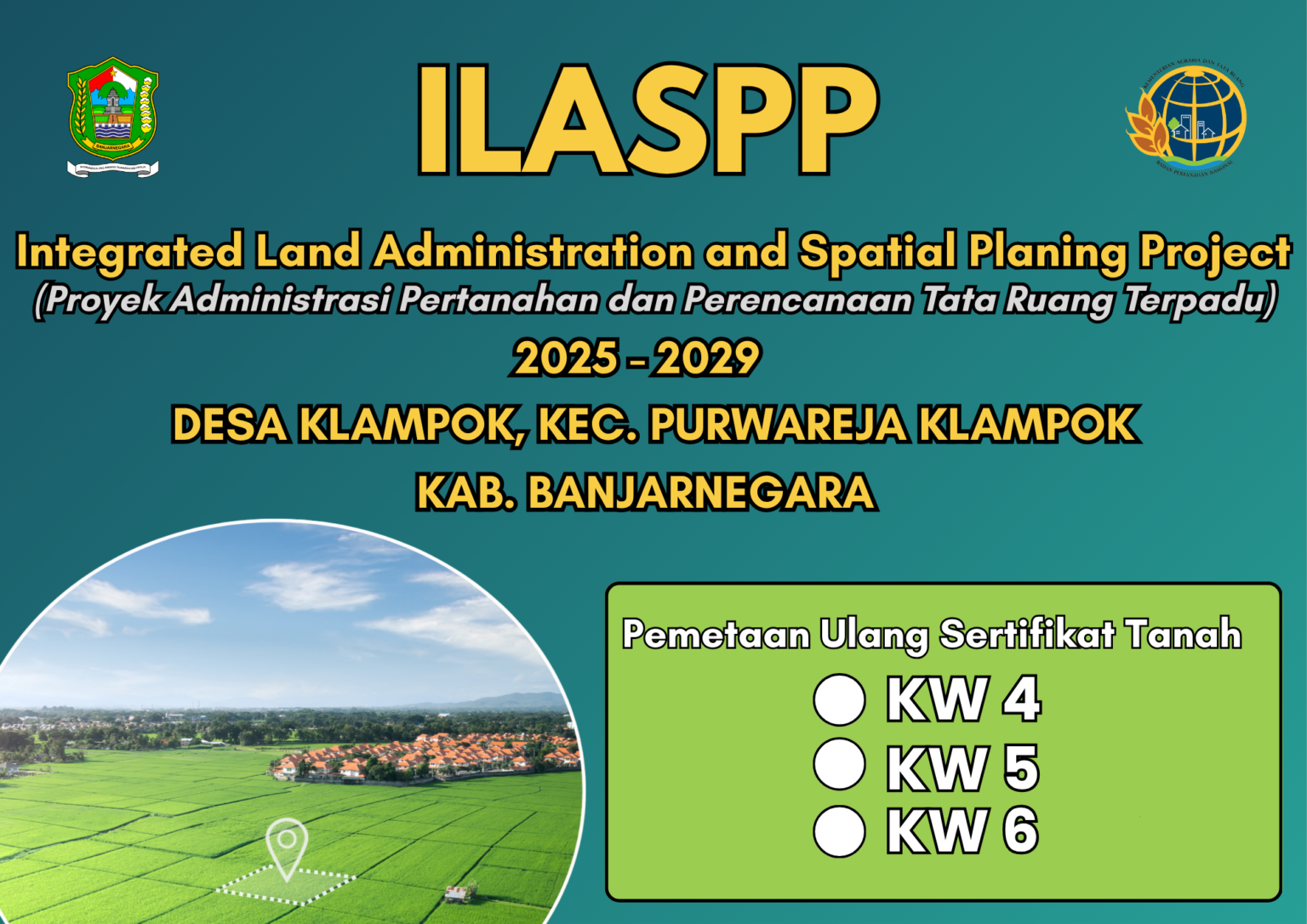 NOMOR DAN NAMA SERTIFIKAT TANAH KW 4, KW 5 DAN KW 6 DESA KLAMPOK – DESA ...